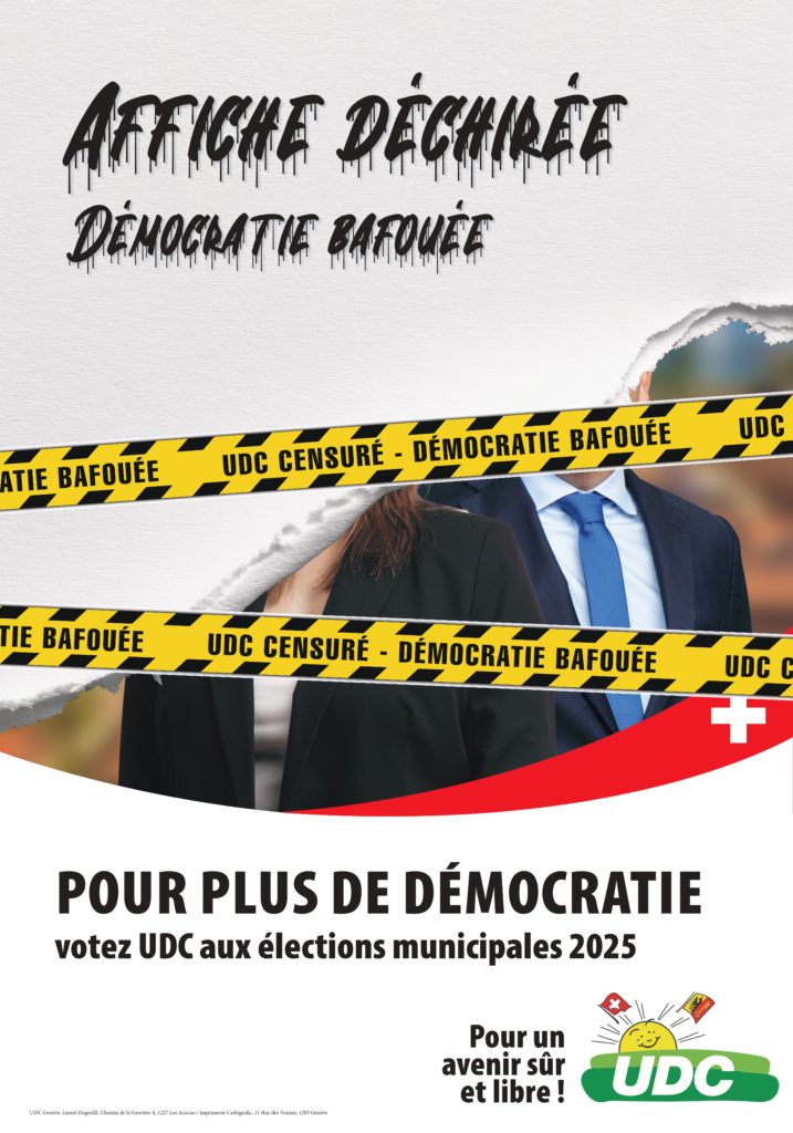 Affiches déchirées, démocratie bafouée ! La nouvelle campagne d ...