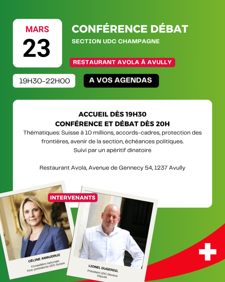 Actus UDC Suisse - UDC Genève